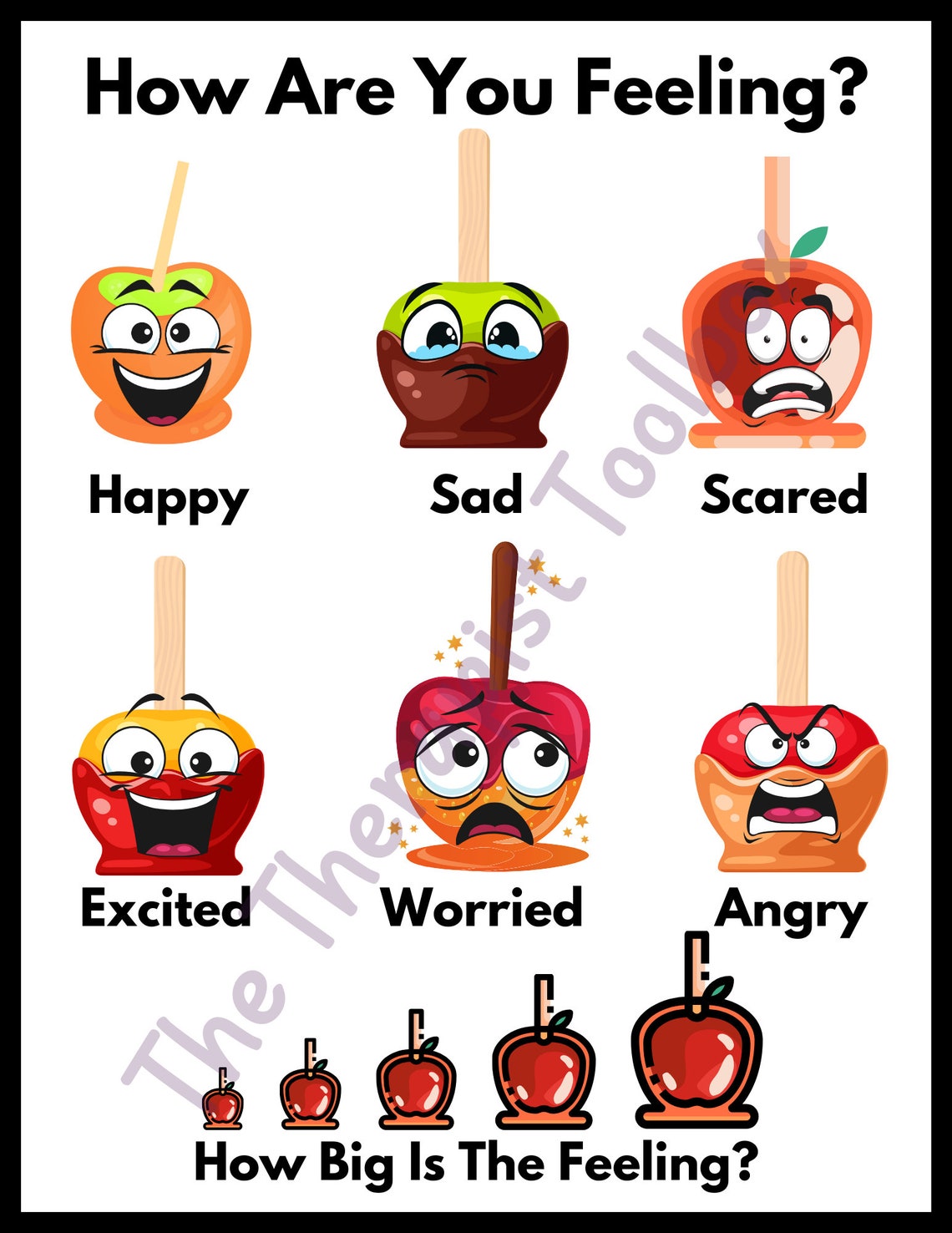 Cute Fall Themed Feelings Chart Bundle! Feelings Chart for Children ...