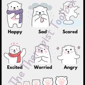 Feelings Chart Bundle, Winter Feelings Charts, Feelings Activity ...