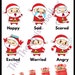 Christmas Feelings Chart, Emotions Chart, Play Therapy Tool, Counseling ...