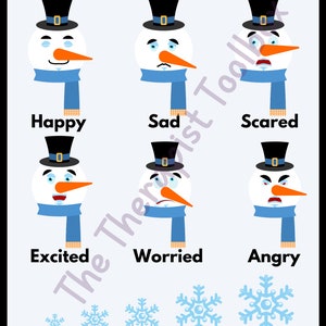 Feelings Chart Bundle, Winter Feelings Charts, Feelings Activity ...