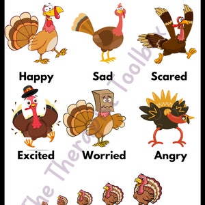 Cute Fall Themed Feelings Chart Bundle! Feelings Chart for Children ...