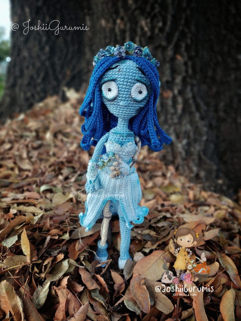 Patrón De Crochet: La Novia Cadaverica Emily - Etsy