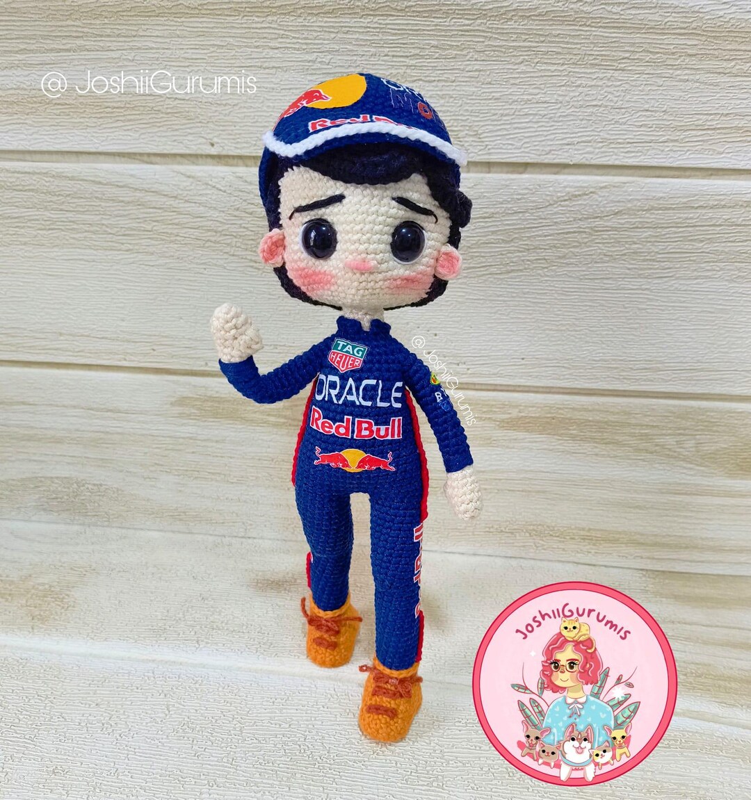 Patron De Crochet: Piloto Mexicano Checooo Pérezz De La Formula Onee - Etsy