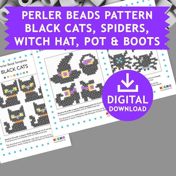 Cat Perler Bead Patterns - Etsy
