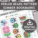 SUMMER BOOKMARKS Rainy Day Activities for Kids Printable Printable Bead ...