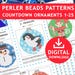 Grinch Christmas Perler Bead Patterns, Fuse Bead Template (digital ...