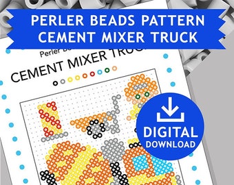 Ambulance Helicopter Perler Patterns, Decoration Hama Fuse Beads Pyssla ...