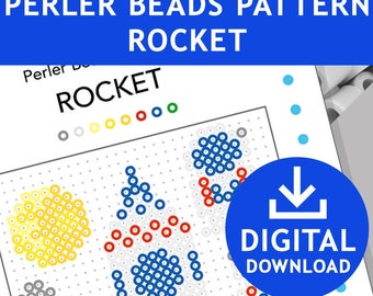 astronaut perler bead pattern