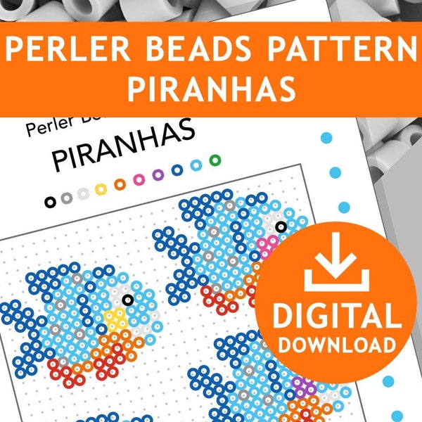 Fish Perler Bead Pattern - Etsy