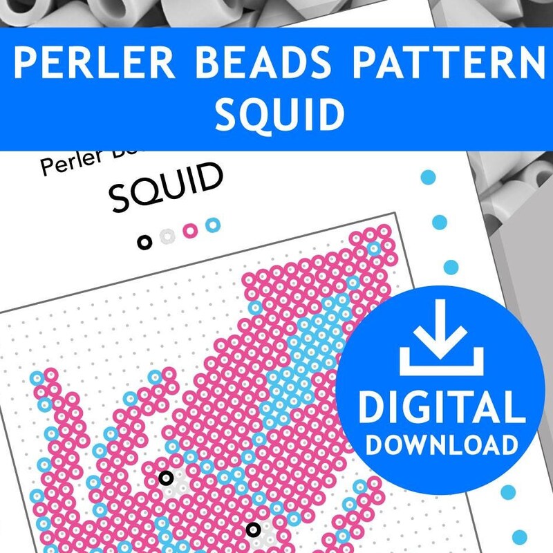 Squid Perler Beads - Etsy