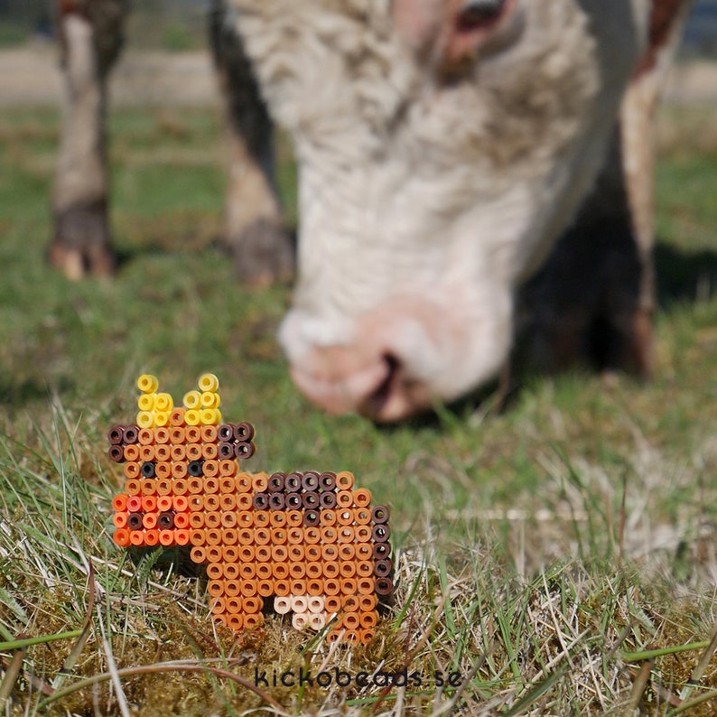 6x FARM Tractor Perler Patterns, Hama Fuse Pyssla Beads Templates ...