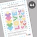 LOVE & HEARTS BOOKMARKS School Printable Templates Kids Crafts ...