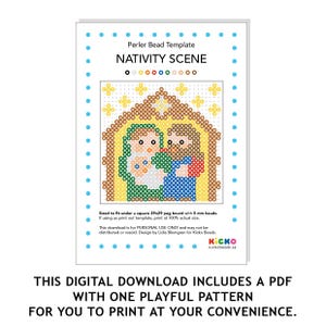 NATIVITY SCENE Xmas Baby Jesus Christmas Decoration Digital Download ...