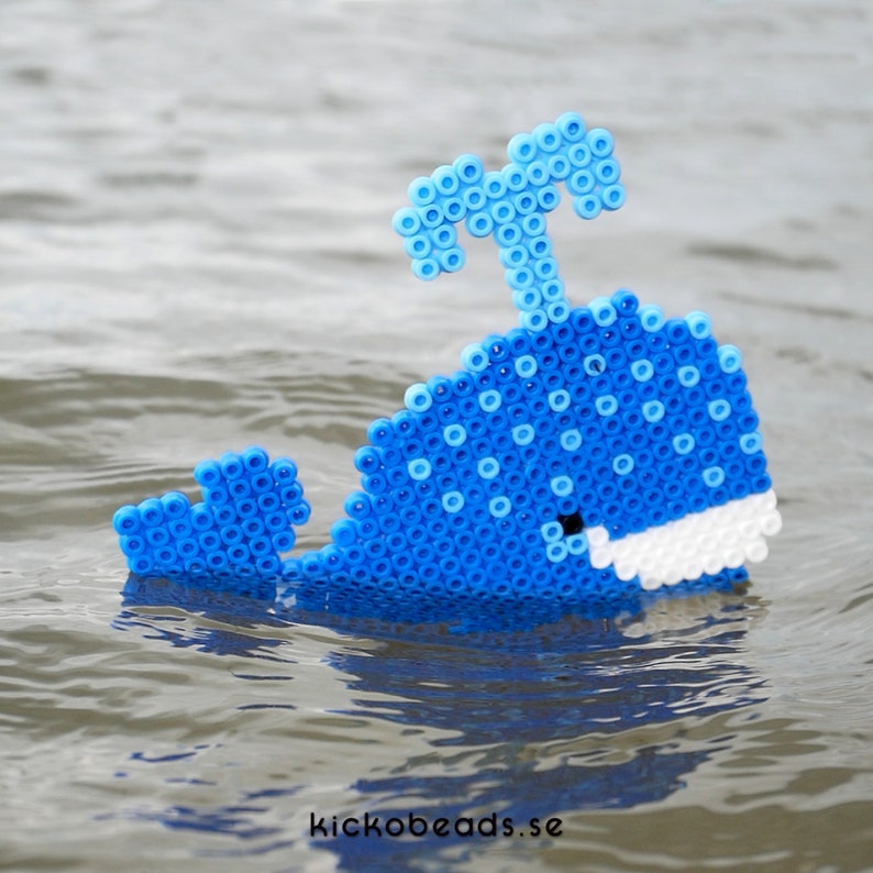 4x SEA Dolphins Blue Whale Fish Ocean Turtle Starfish Kids Craft Fuse ...