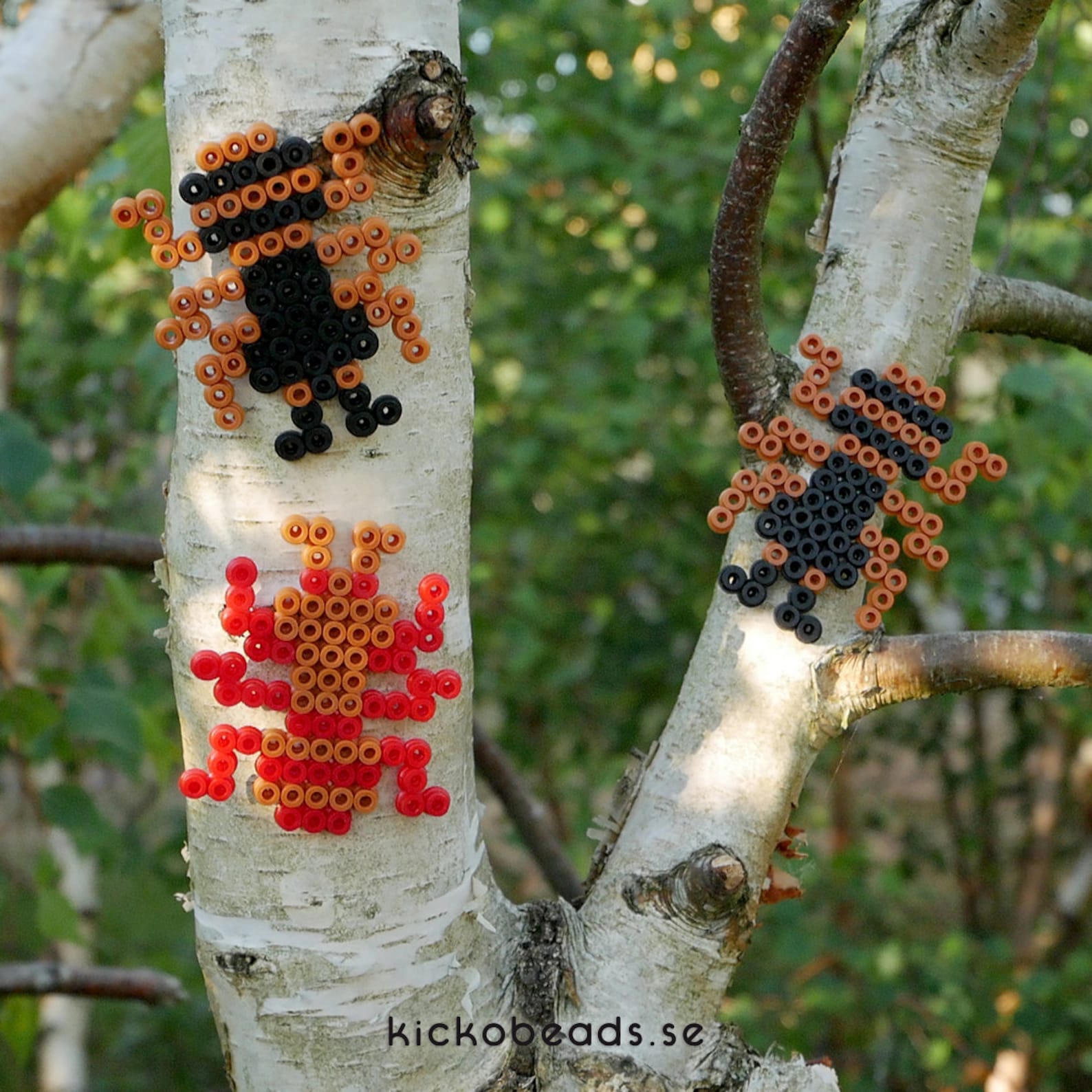 6x FOREST Perler Patterns, Hama Fuse Pyssla Kicko Beads Templates ...