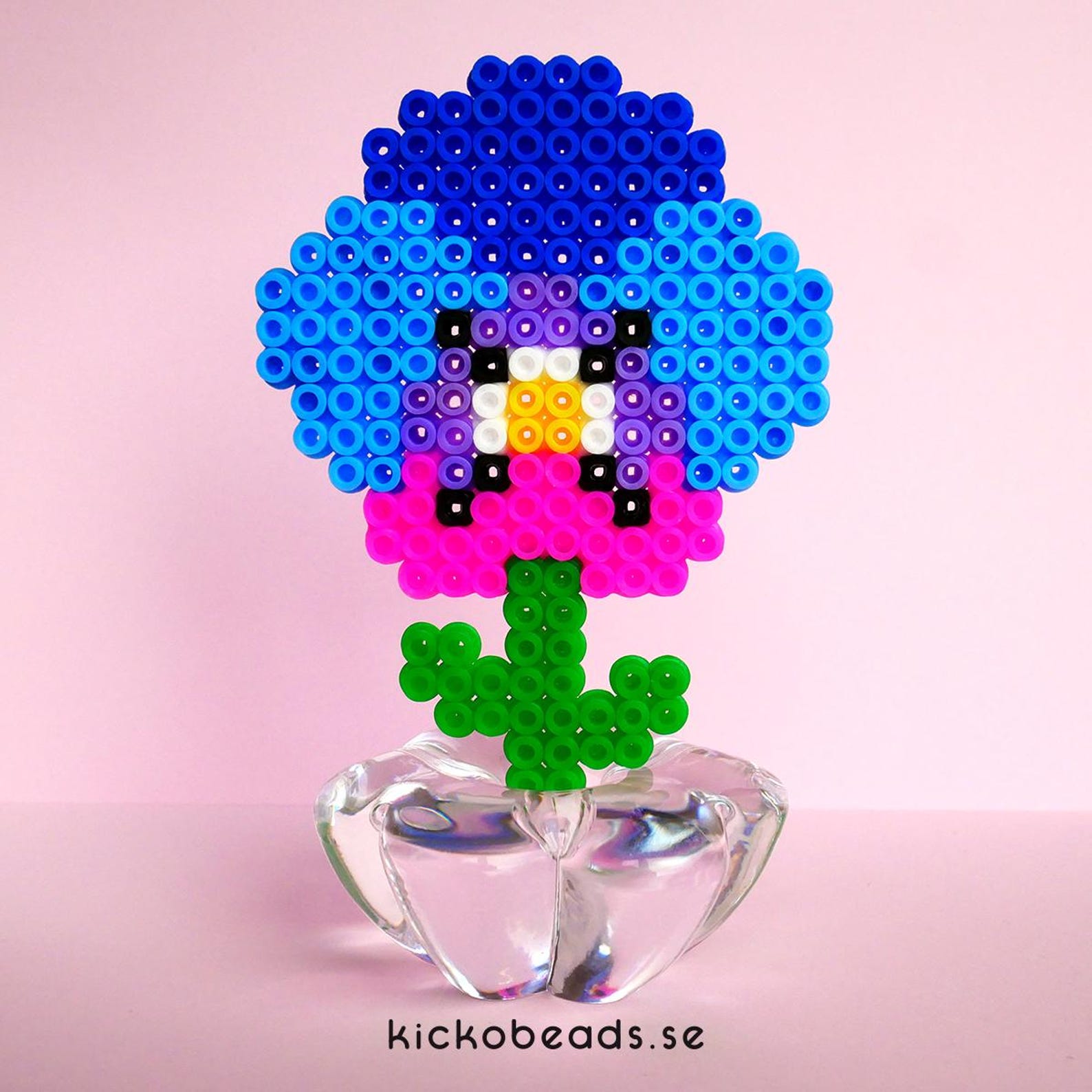 PANSY Perler Beads Spring Decoration Hama Fuse Beads Pyssla Present ...