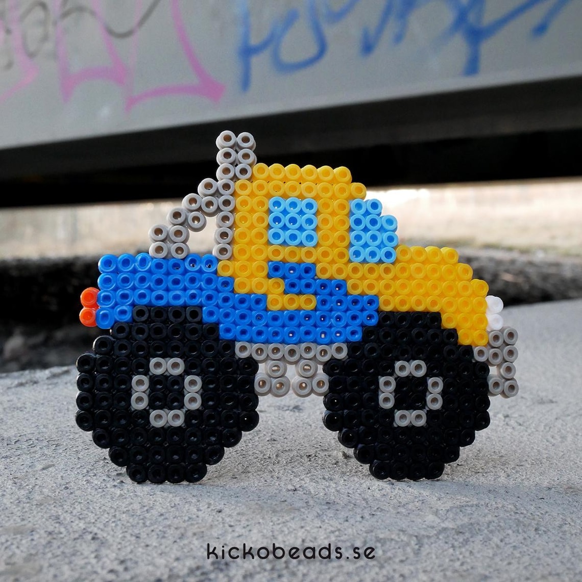 6x VEHICLES Perler Patterns, Decoration Hama Fuse Beads Pyssla Present ...