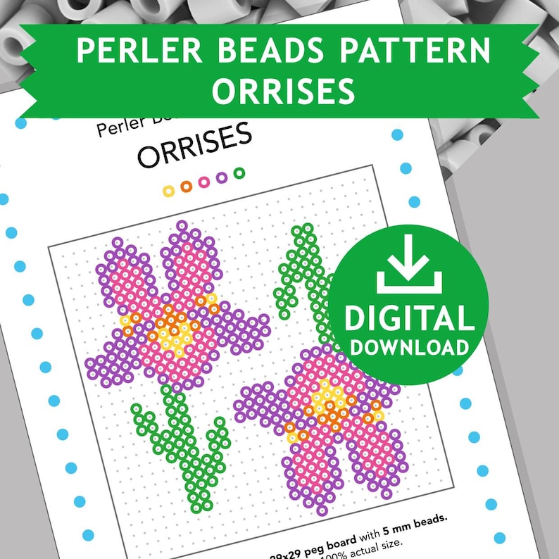 ORRISES Home Decoration Hama Fuse Beads Pyssla Present Templates ...