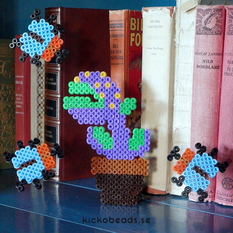 VENUS FLYTRAP PLANT Halloween Kids Crafts Fuse Beads Ideas Reeler Beads ...