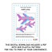 AIRPLANE Perler Patterns, Decoration Hama Fuse Beads Pyssla Present ...