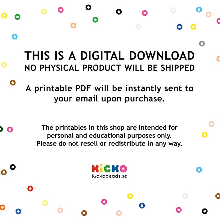 2x GOLDILOCKS AND THE Three Bears Fairy Tales Hama Fuse Beads Pyssla ...