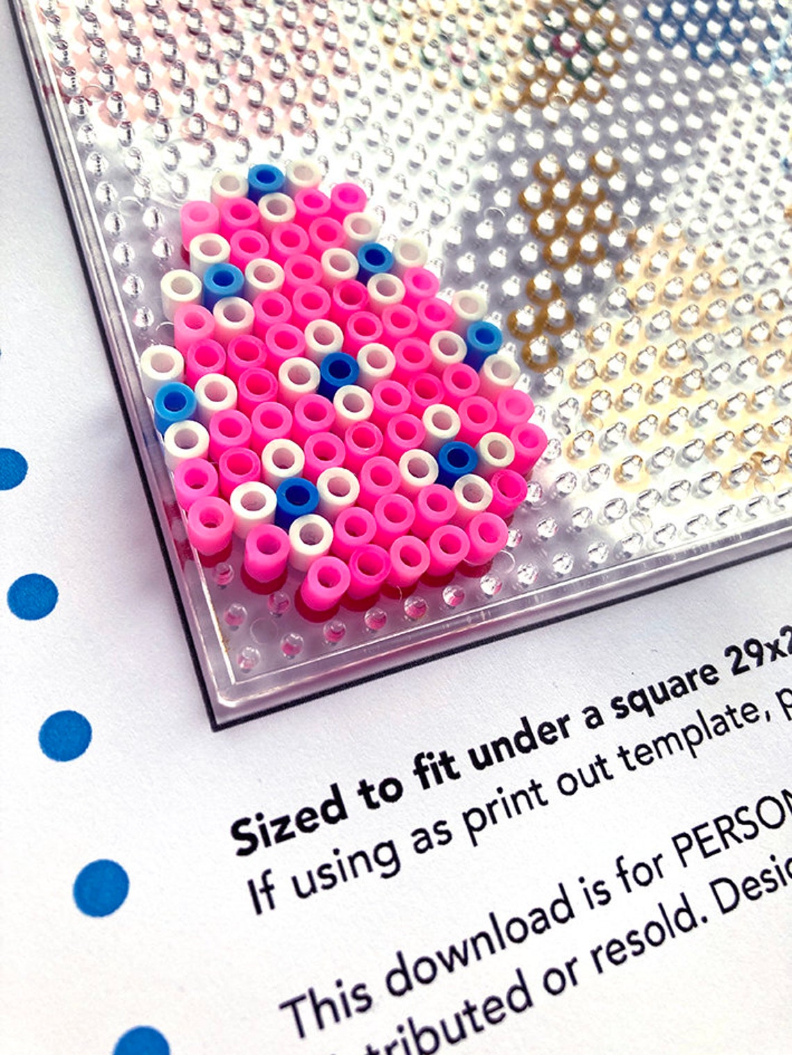 4x EASTER Perler Patterns, Decoration Hama Fuse Beads Pyssla Nabbi ...