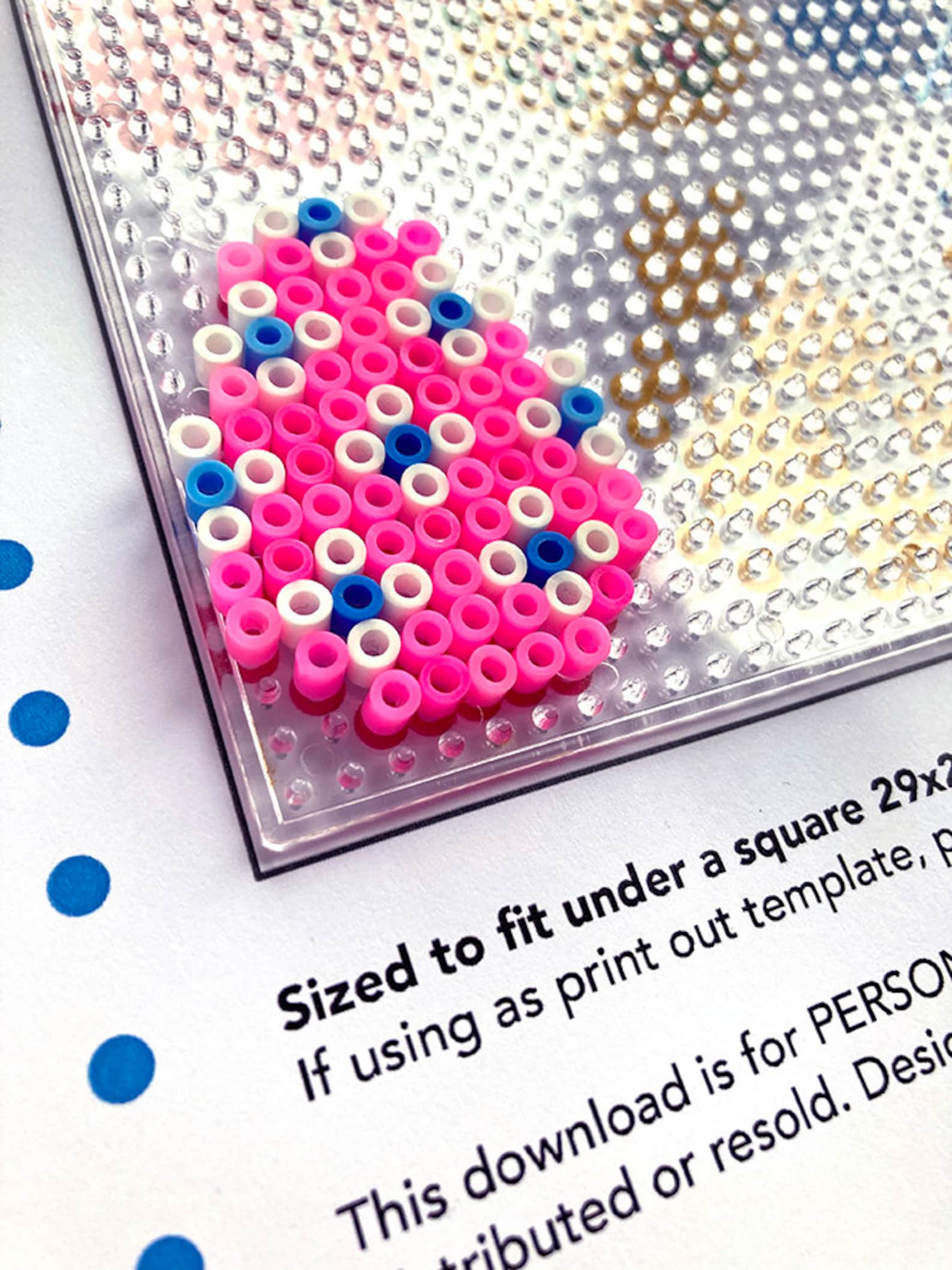 4x EASTER Perler Patterns, Decoration Hama Fuse Beads Pyssla Nabbi ...