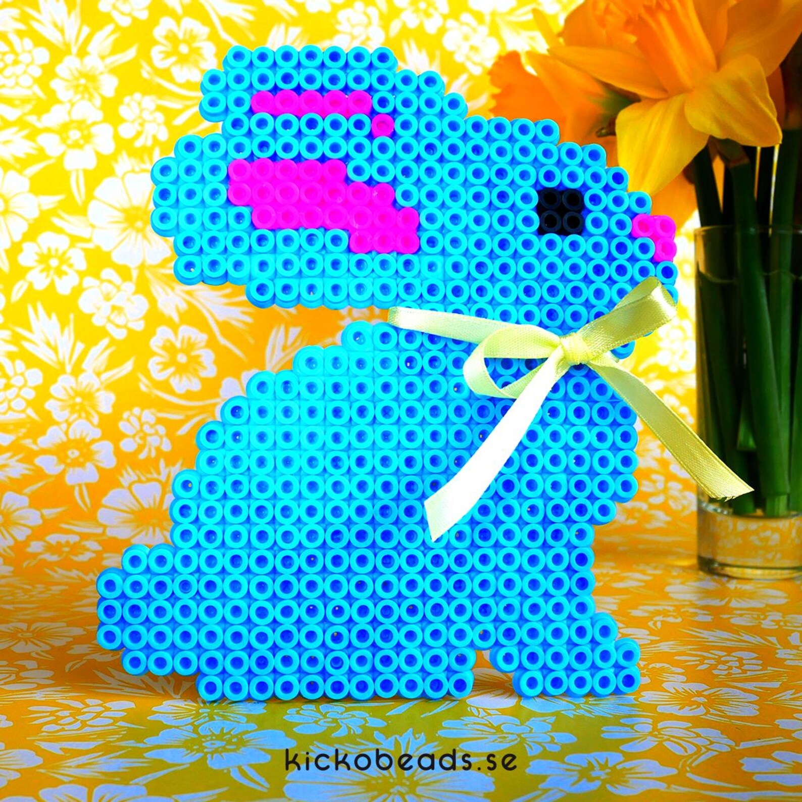 BUNNY Perler Bead Pattern: Easter Craft Template (digital Download) - Etsy