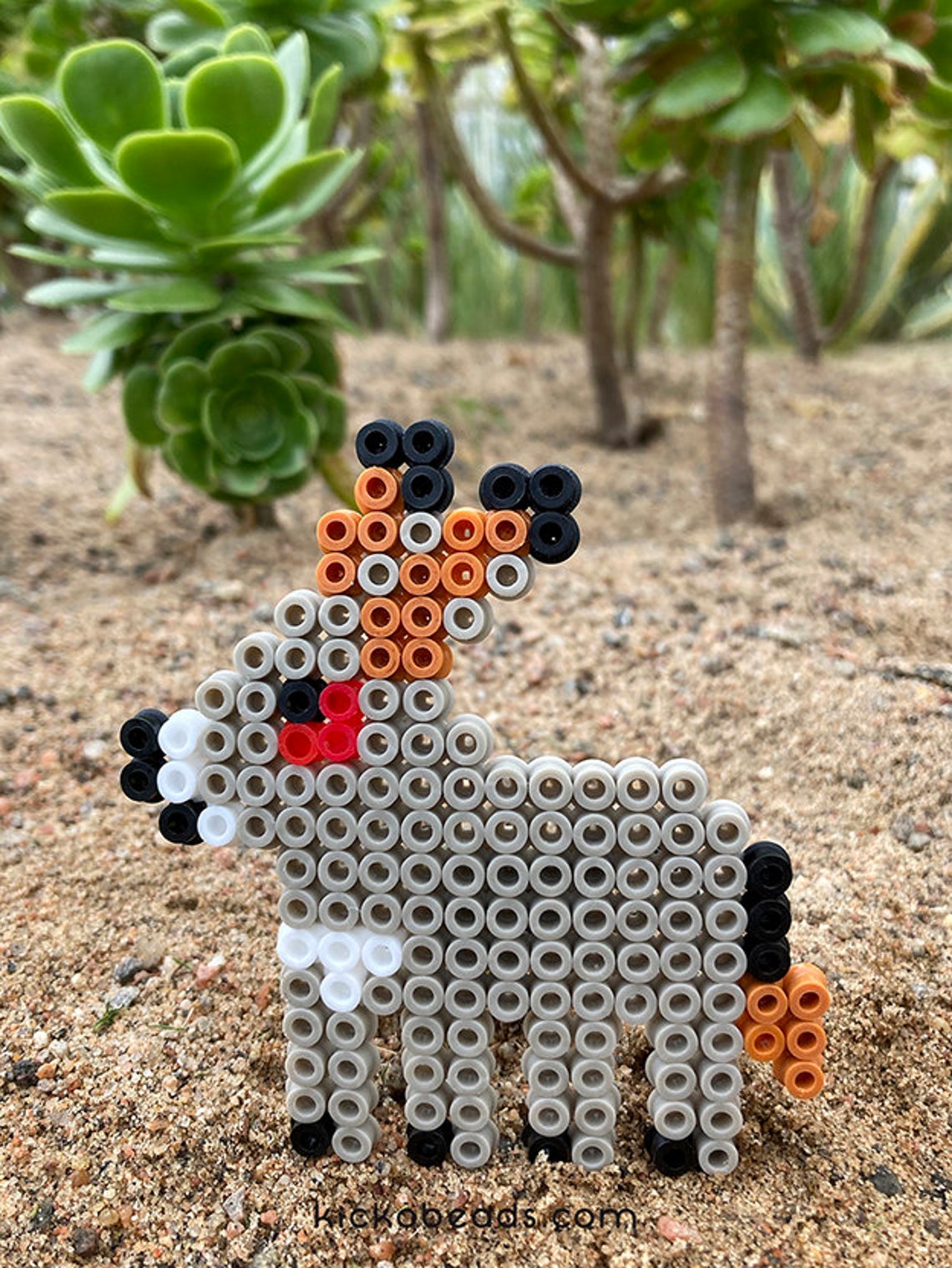 DONKEYS Decoration Hama Fuse Beads Bird Pyssla Forest Templates ...