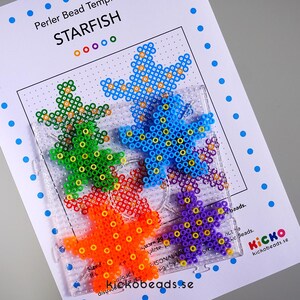 4x SEA Dolphins Blue Whale Fish Ocean Turtle Starfish Kids Craft Fuse ...