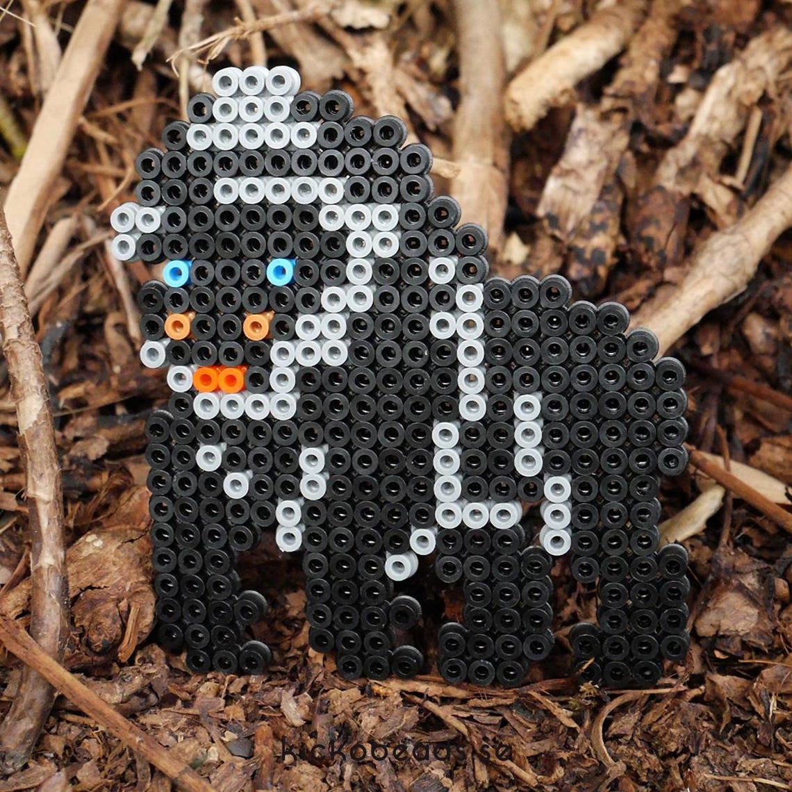 Gorilla Perler Bead Pattern: Jungle Fuse Bead Template (digital ...