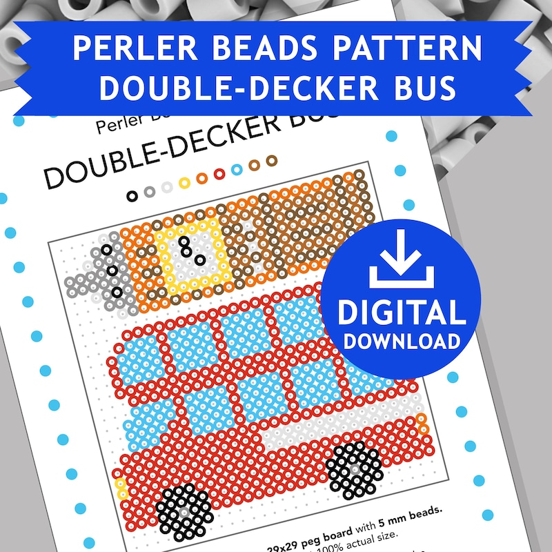 Double Decker Bus - Etsy