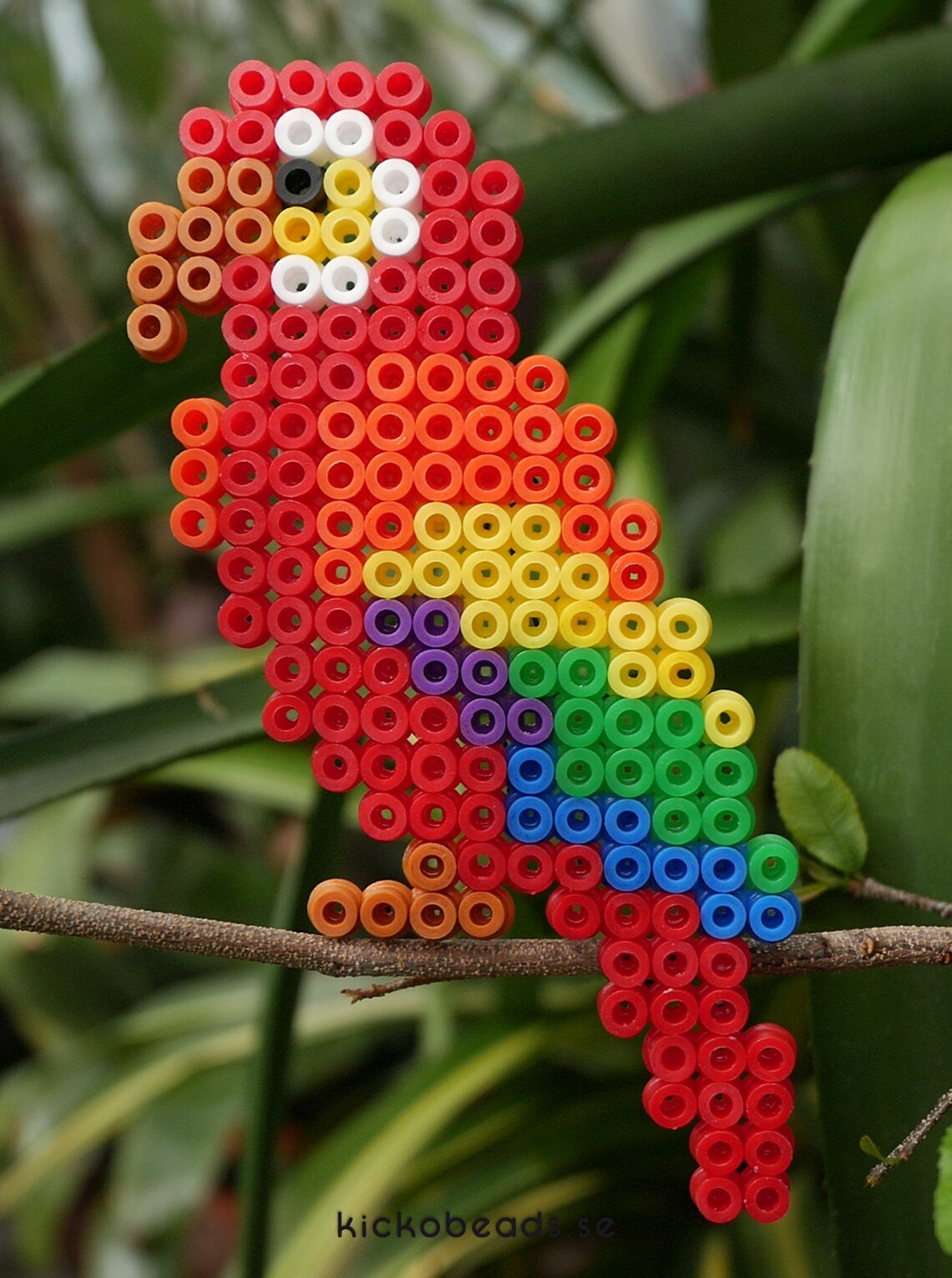 6x JUNGLE Perler Patterns, Hama Fuse Pyssla Templates Printable Craft ...