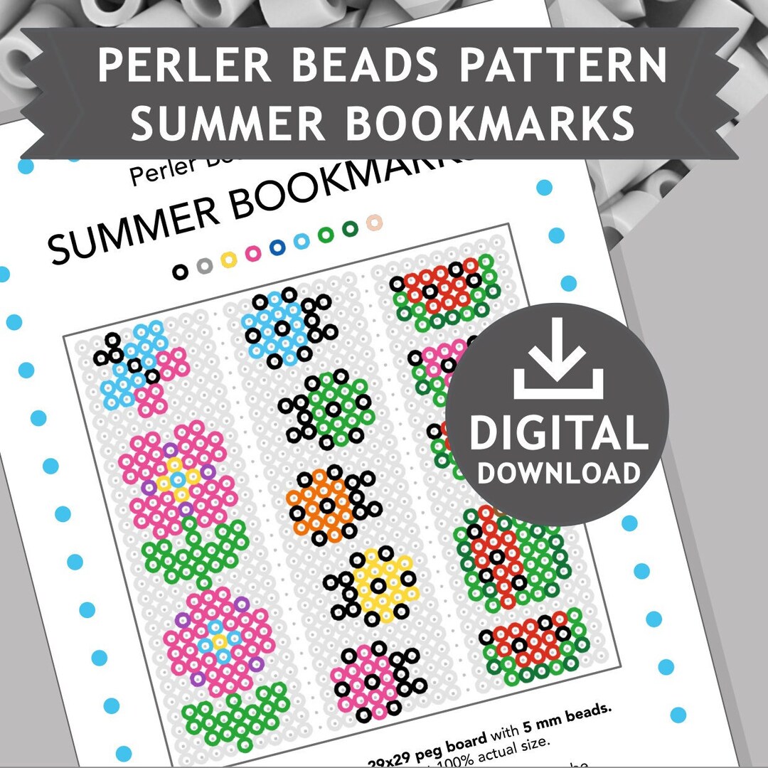 SUMMER BOOKMARKS Rainy Day Activities for Kids Printable Printable Bead ...