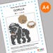 Gorilla Perler Bead Pattern: Jungle Fuse Bead Template (digital ...