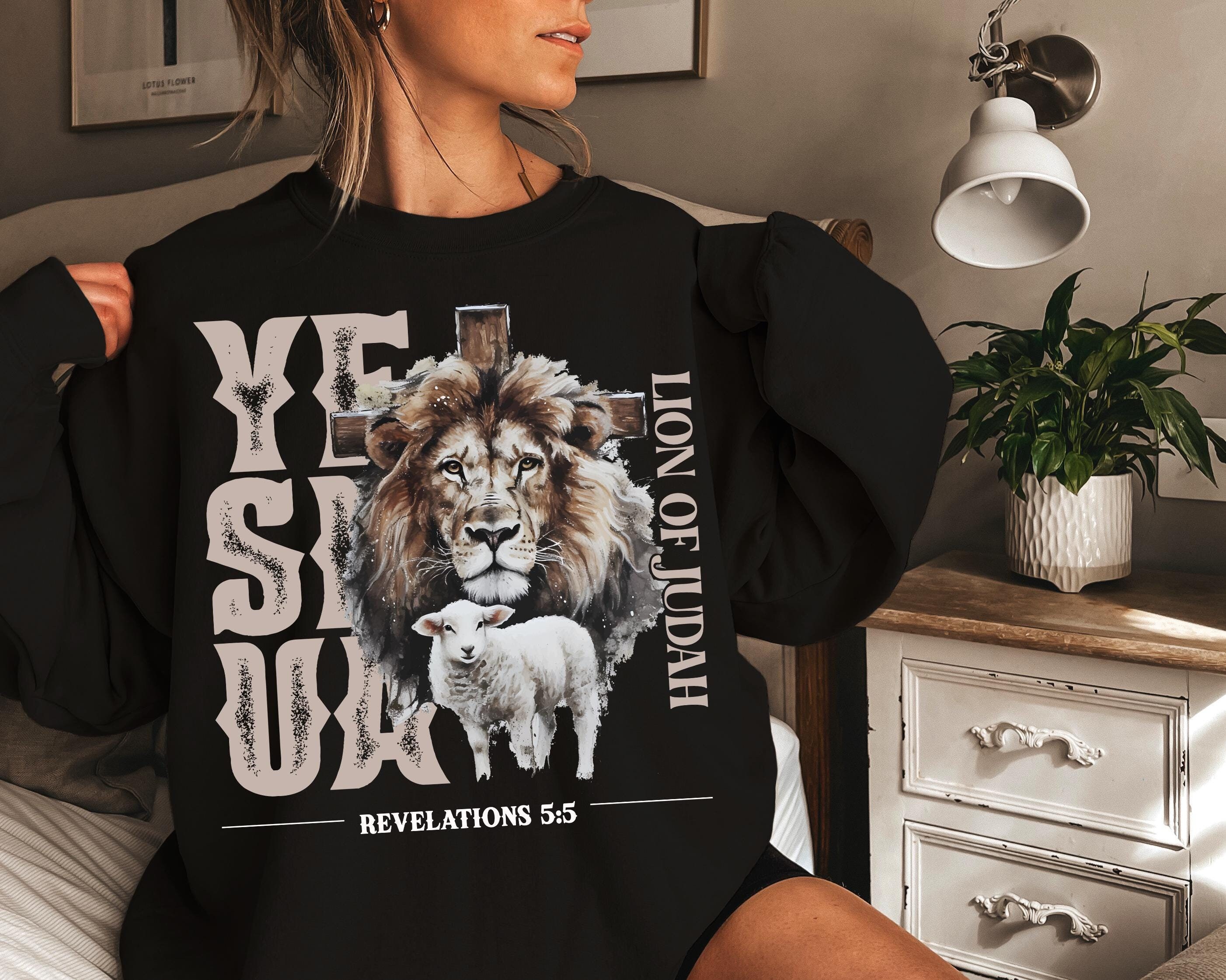 Christian Png Design, Jesus Png, YESHUA Png, Jesus SVG, Lion of Judah ...