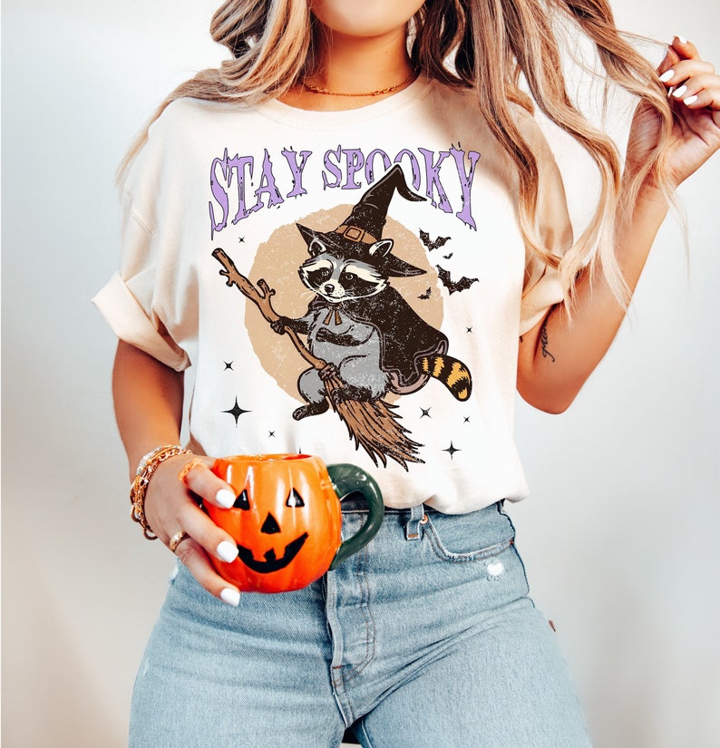 Stay Spooky Png Svg Raccoon Png Spooky Vibes Png Spooky Halloween Png ...