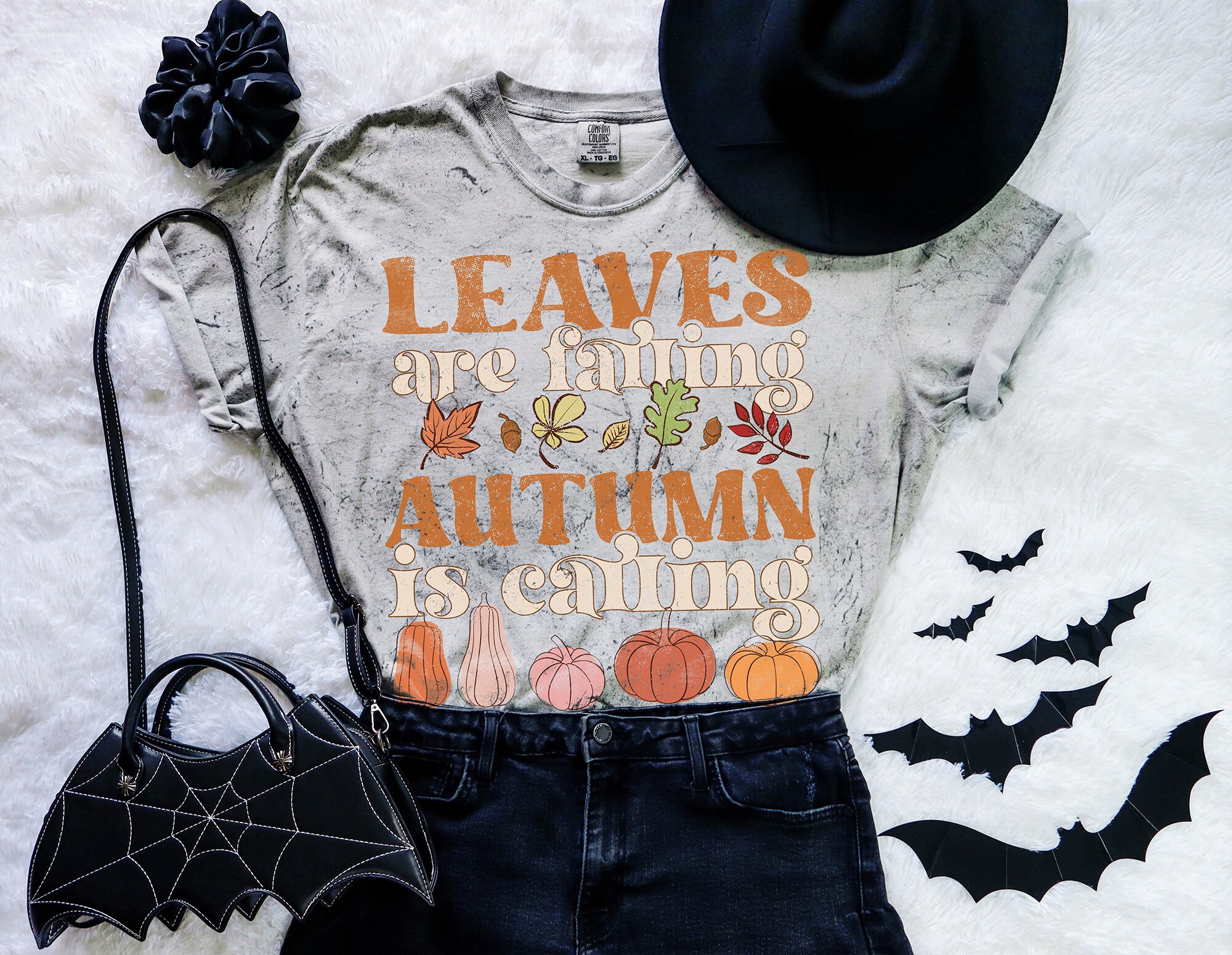 Leaves Are Falling Autumn is Calling PNG, Autumn Png Designs, Fall Png ...