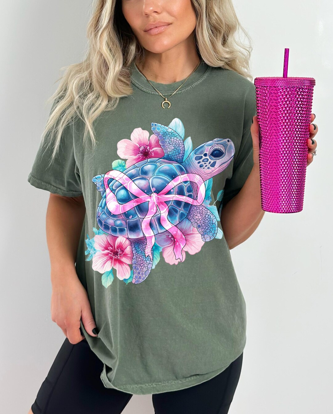 Coquette Sea Turtle Png, Sublimation Design, Summer Png, Ocean ...