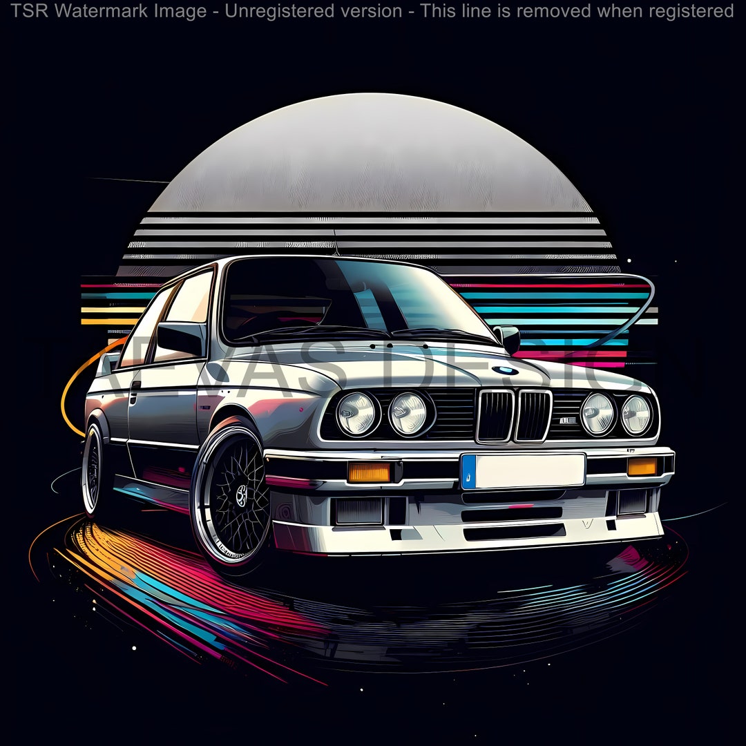 BWM E30 M3, Digital Art, Mockups, Digital Download, PNG, Poster ...