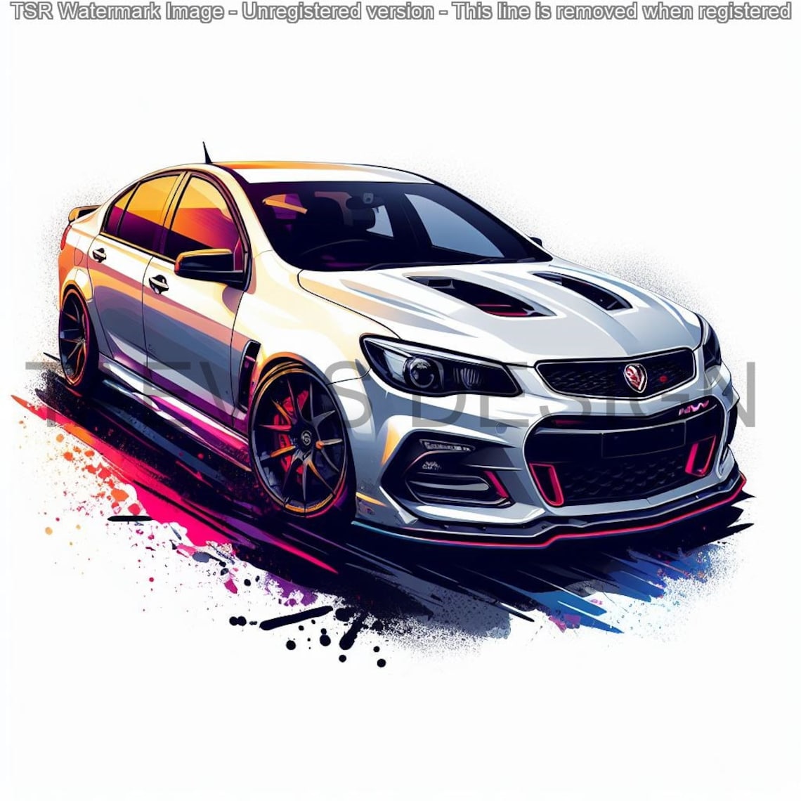 Holden HSV, Digital Art, Mockups, Digital Download, PNG, Sticker, T ...