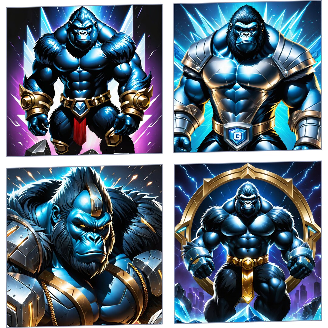 Iron Gorilla Gaming Logo Avator Profile Picture Professional E-sports ...
