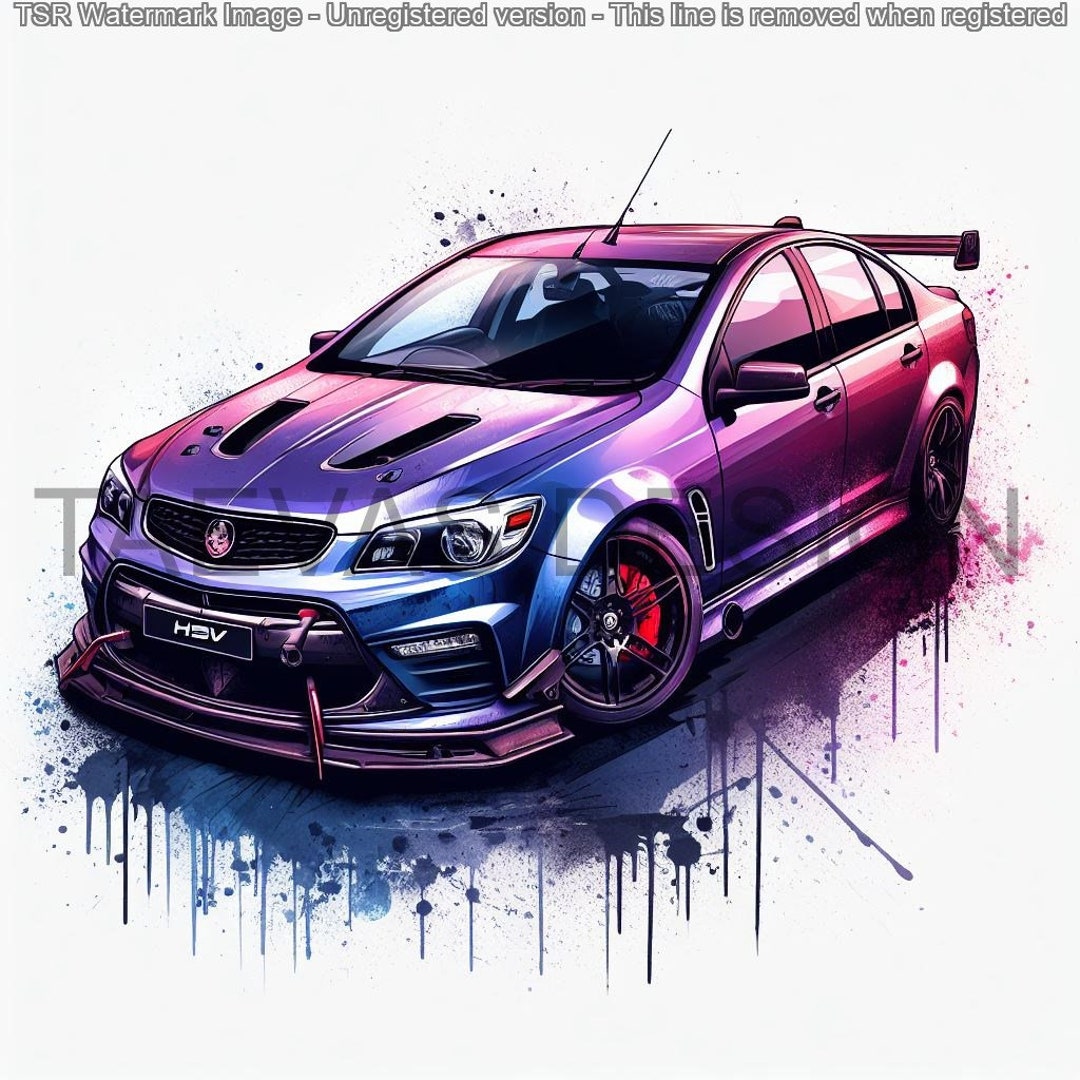 Holden HSV, Digital Art, Mockups, Digital Download, PNG, Sticker, T ...