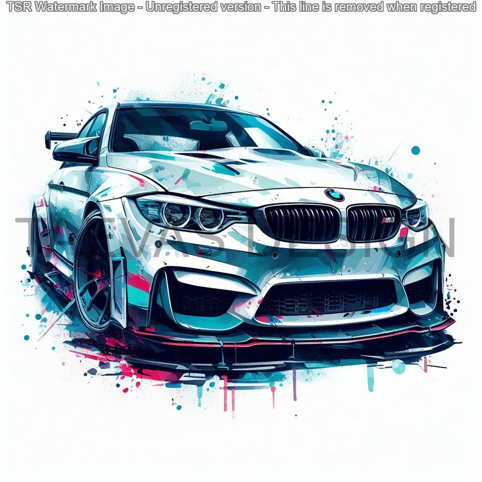 BMW 3 Series M3, Digital Art, Mockups, Digital Download, PNG, Sticker ...