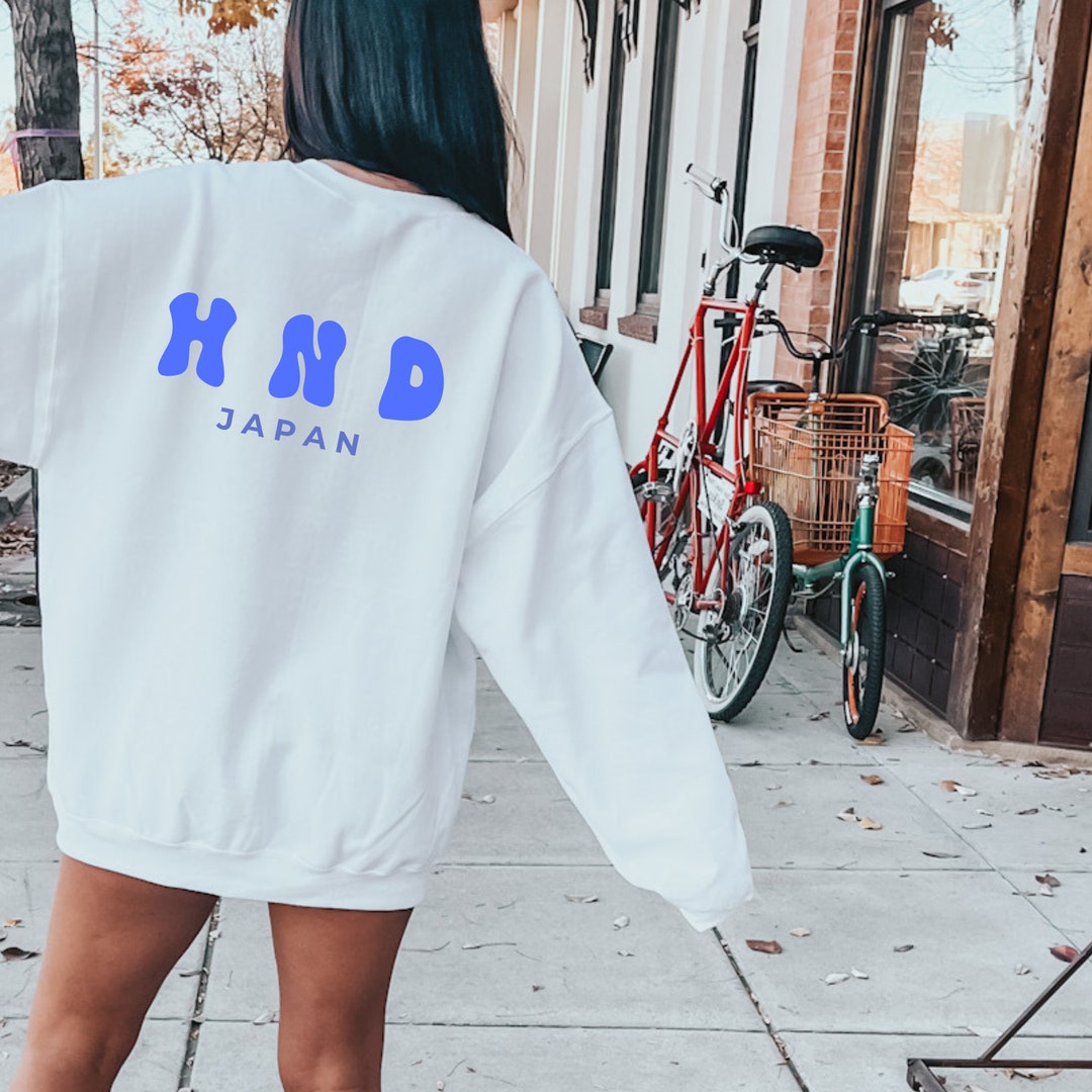 Japan Sweatshirt With HND Airport Code Stylish Tokyo Weekend Sweater ...