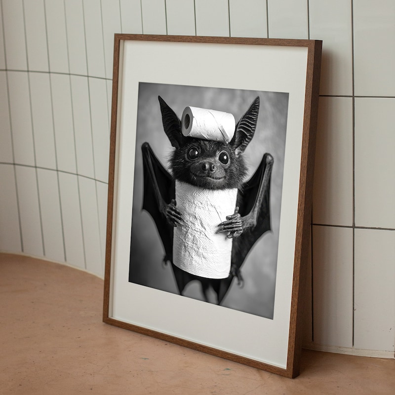 Bat Art Print - Etsy