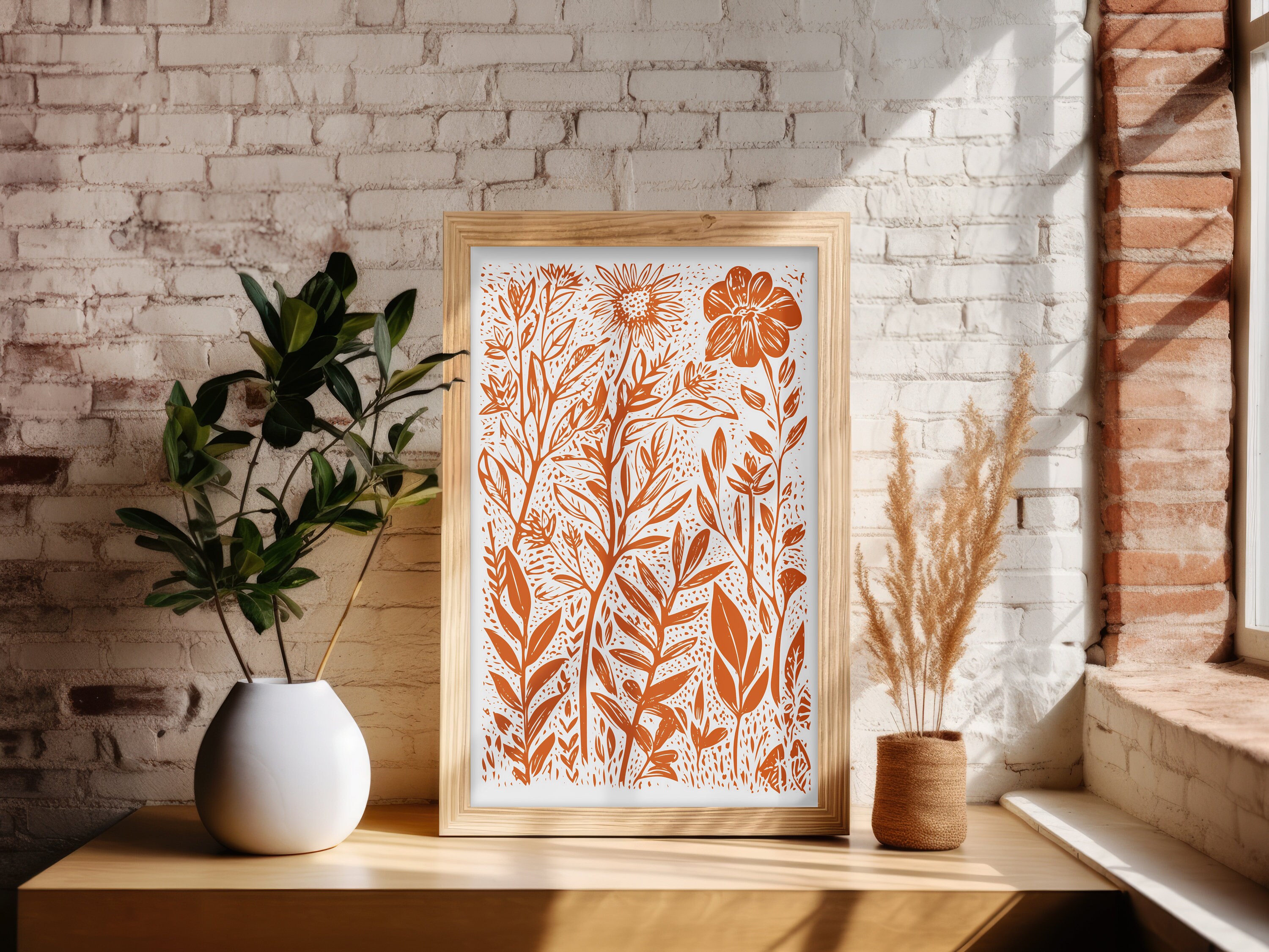 Flower Poster Download Art Print Instant Digital Download - Etsy