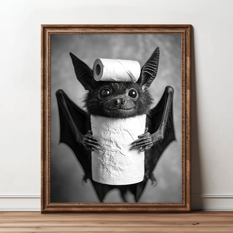 Bat Art Print - Etsy