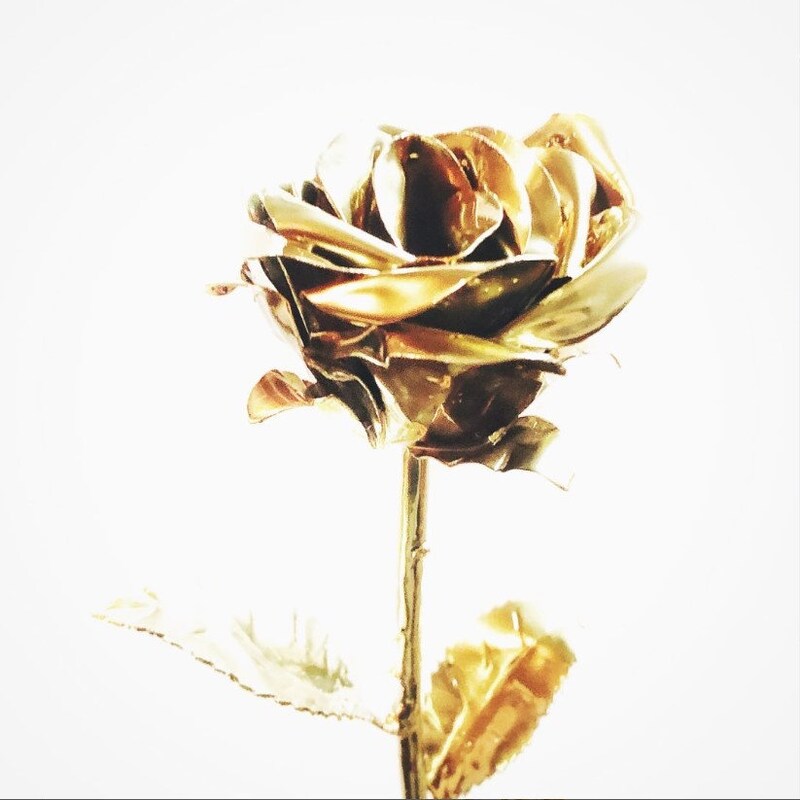 Metal Roses - Etsy