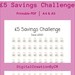 PRINTABLE PDF 5 Pounds Savings Challenge - Digital Download - Etsy